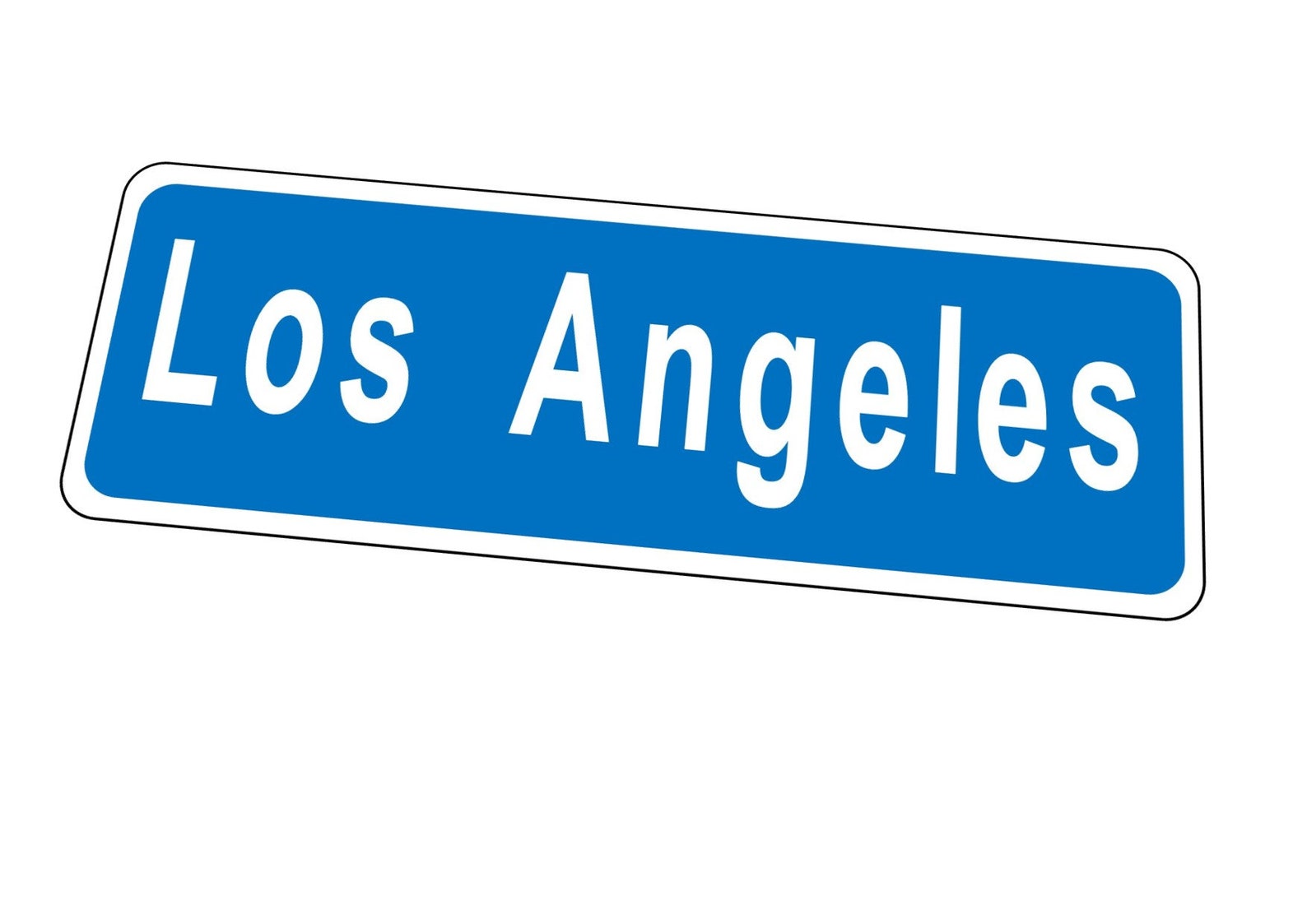 Los Angeles Street Signs Hollywood Rodeo Drive Reproduction California ...
