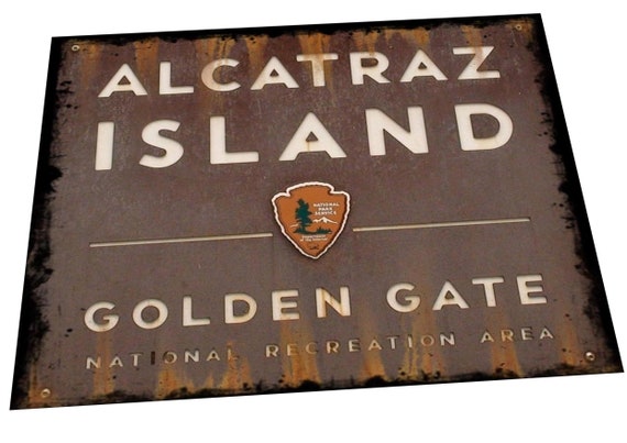 Vintage Alcatraz Sign Reproduction Alcatraz Prison Sign - Etsy