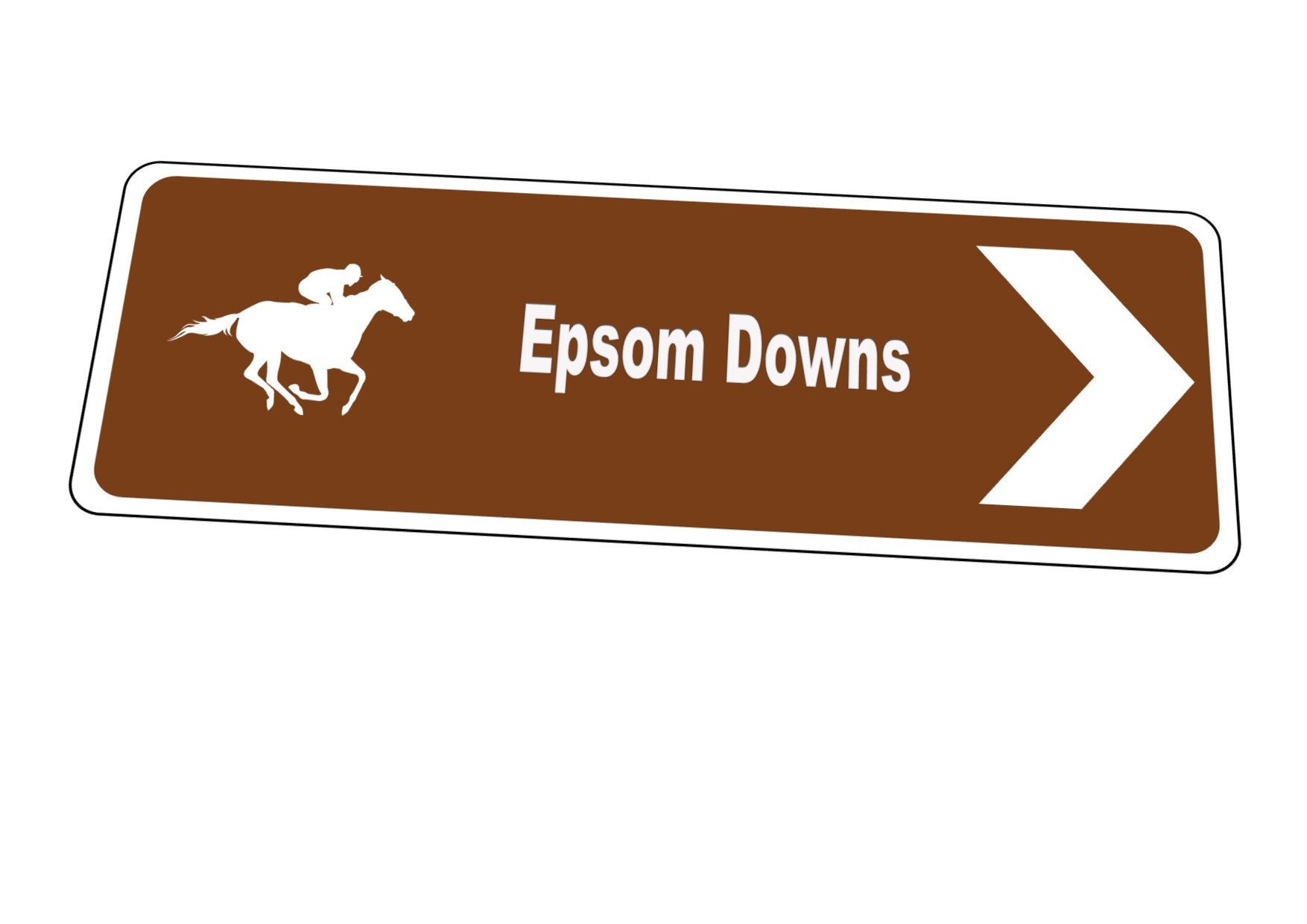 Horse Racing Sign Race Course Sign Aintree Newmarket Chepstow - Etsy