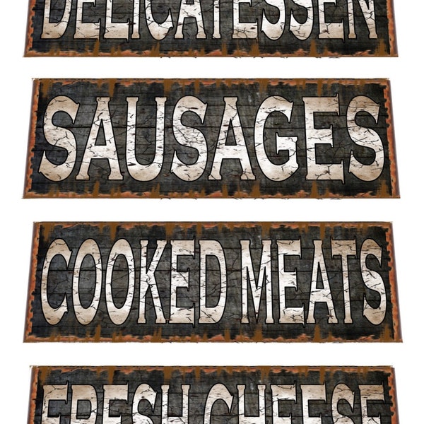 Deli Signs - Etsy