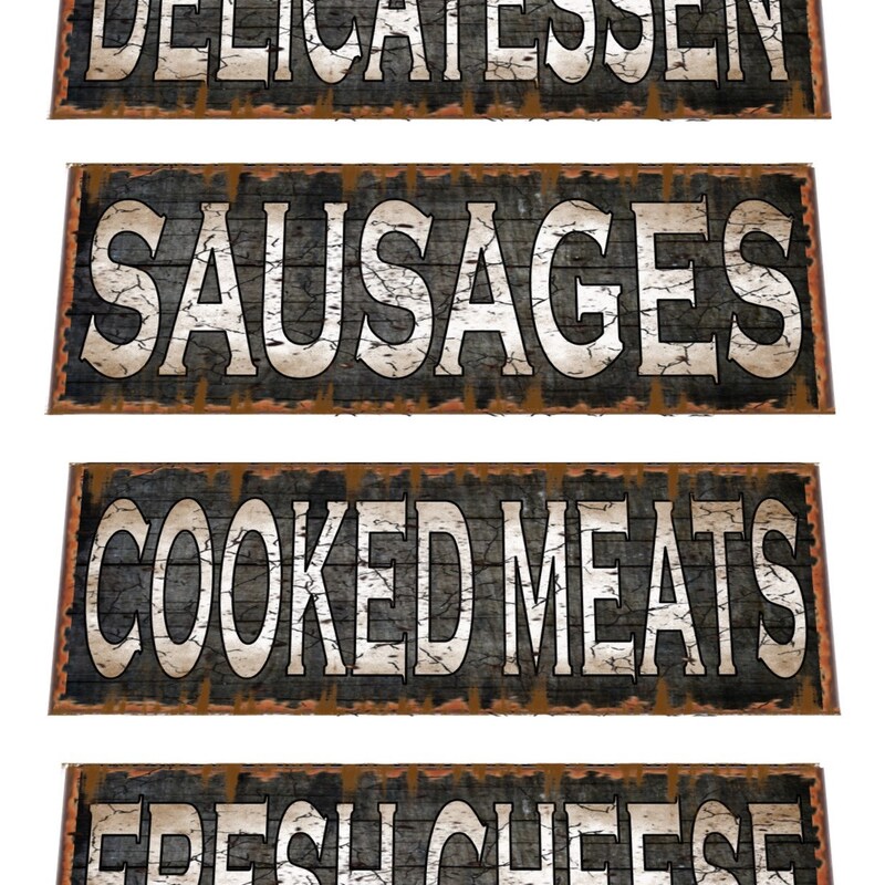 Deli Signs - Etsy