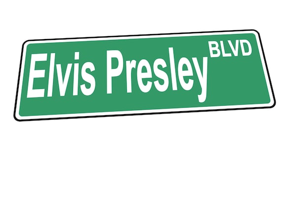 Elvis Presley Boulevard Sign Reproduction Las Vegas Street - Etsy
