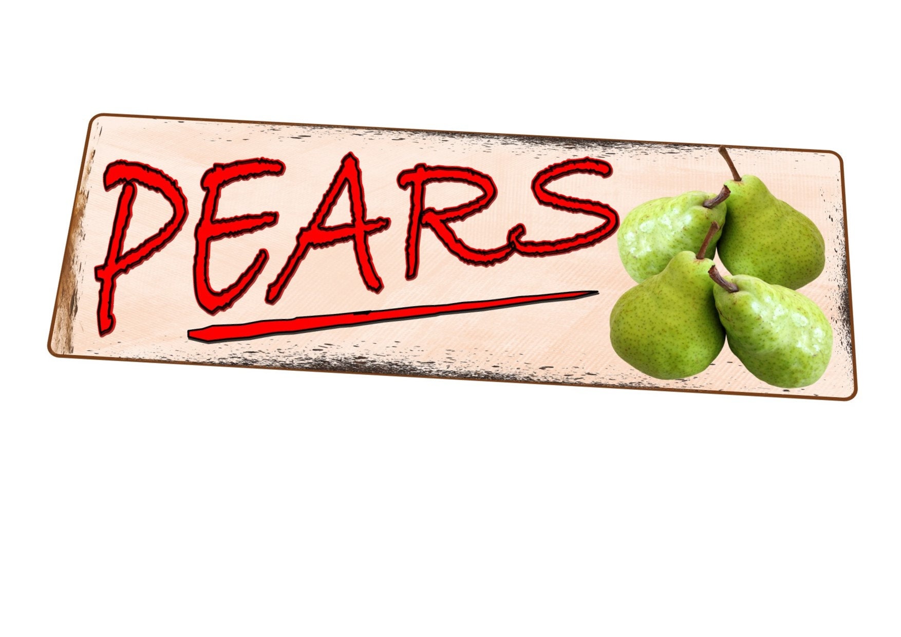 Fresh Fruit Sign Farmers Market Fruit Signs Strawberries - Etsy