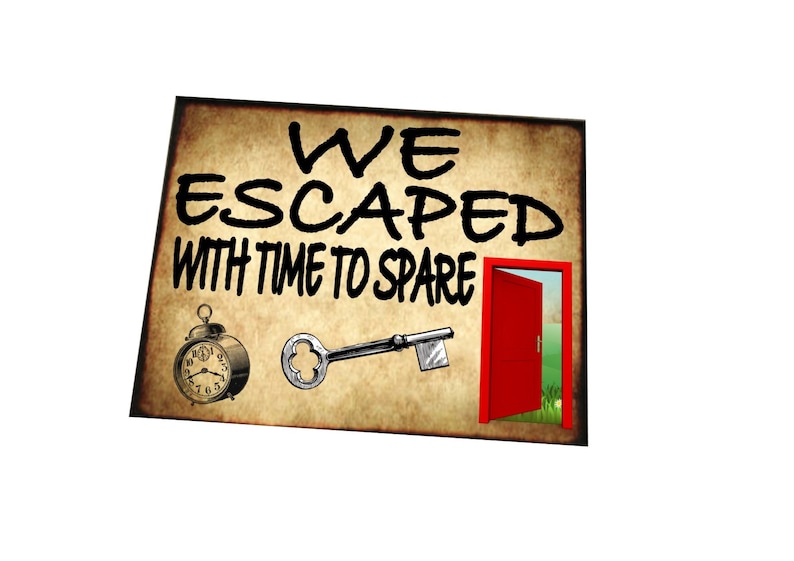 Escape Room Signs Retro Escape Room Sign Games Escape Room Escape Sign ...