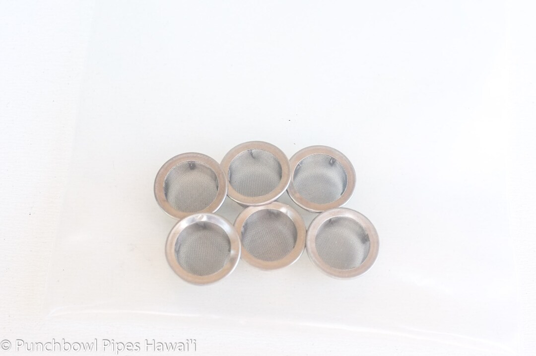 Aloha Punchbowl 6 Stainless Steel Mesh Screens 1/2" Screen Size for ...