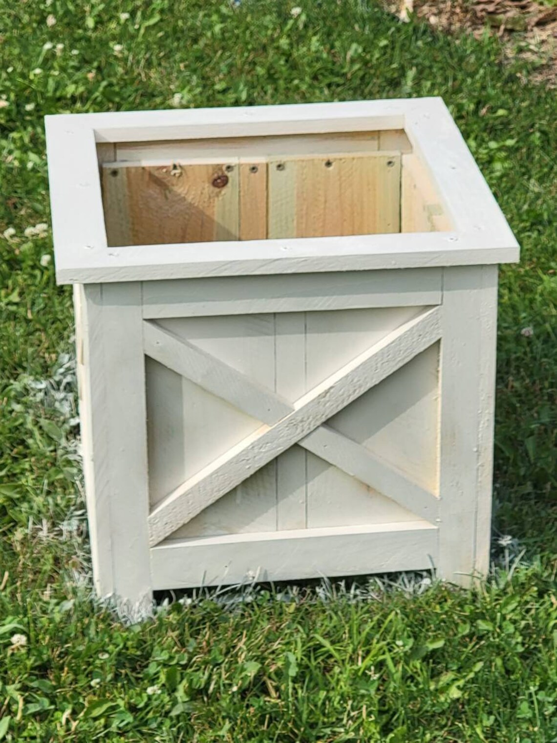 Rustic Farmhouse Style Planter Box - Etsy