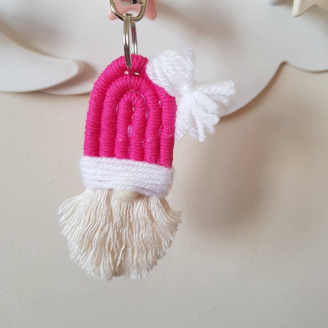 Hot Pink Gonk Keyring Gonk Keychain Small Gift Present - Etsy