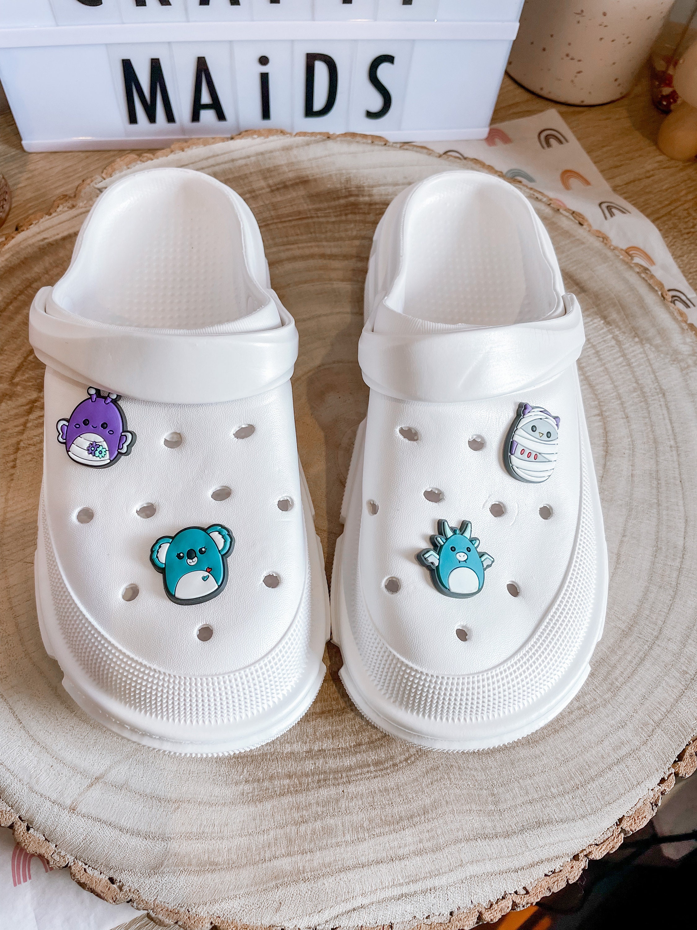 Set of Four Croc Jibbitz Croc Charms - Etsy