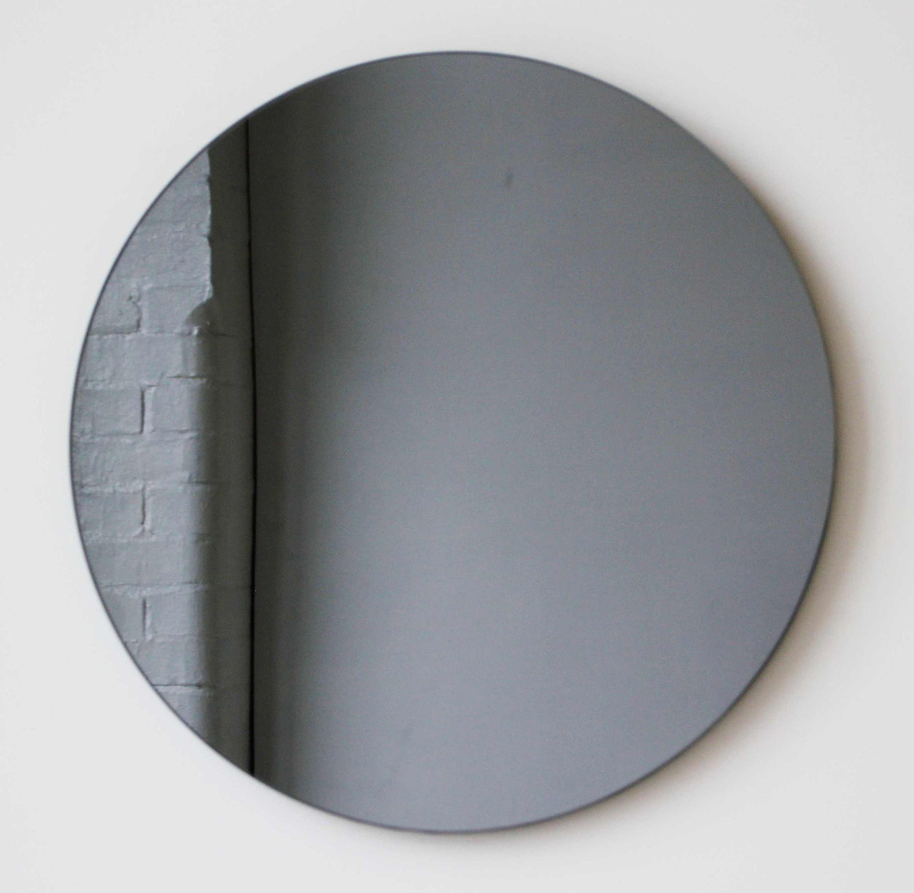 Orbis™ Round Black Tinted Contemporary Customisable Frameless - Etsy Canada Orbis™ Round Black Tinted Contemporary Customisable Frameless - Etsy Canada
