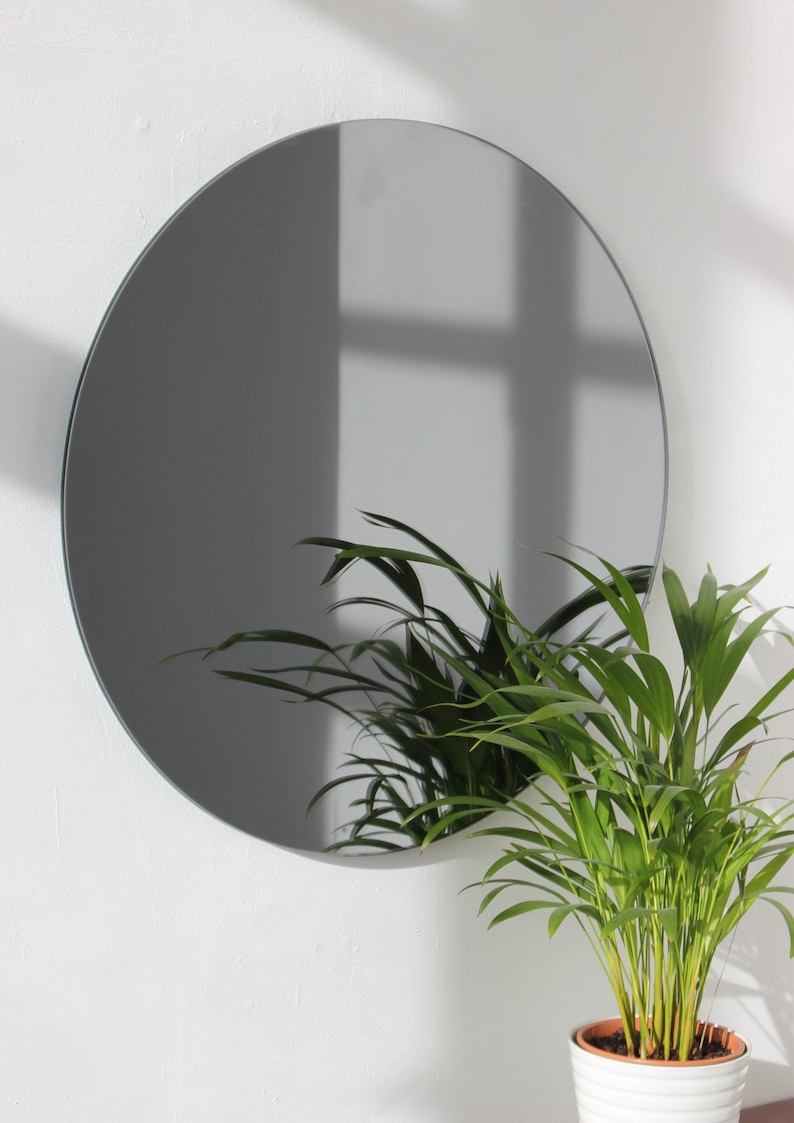 Orbis™ Round Black Tinted Contemporary Customisable Frameless | Etsy Canada Orbis™ Round Black Tinted Contemporary Customisable Frameless | Etsy Canada
