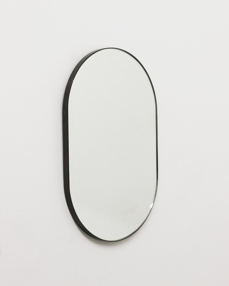 Capsula™ Capsule Shaped Modern Customisable Mirror With a - Etsy