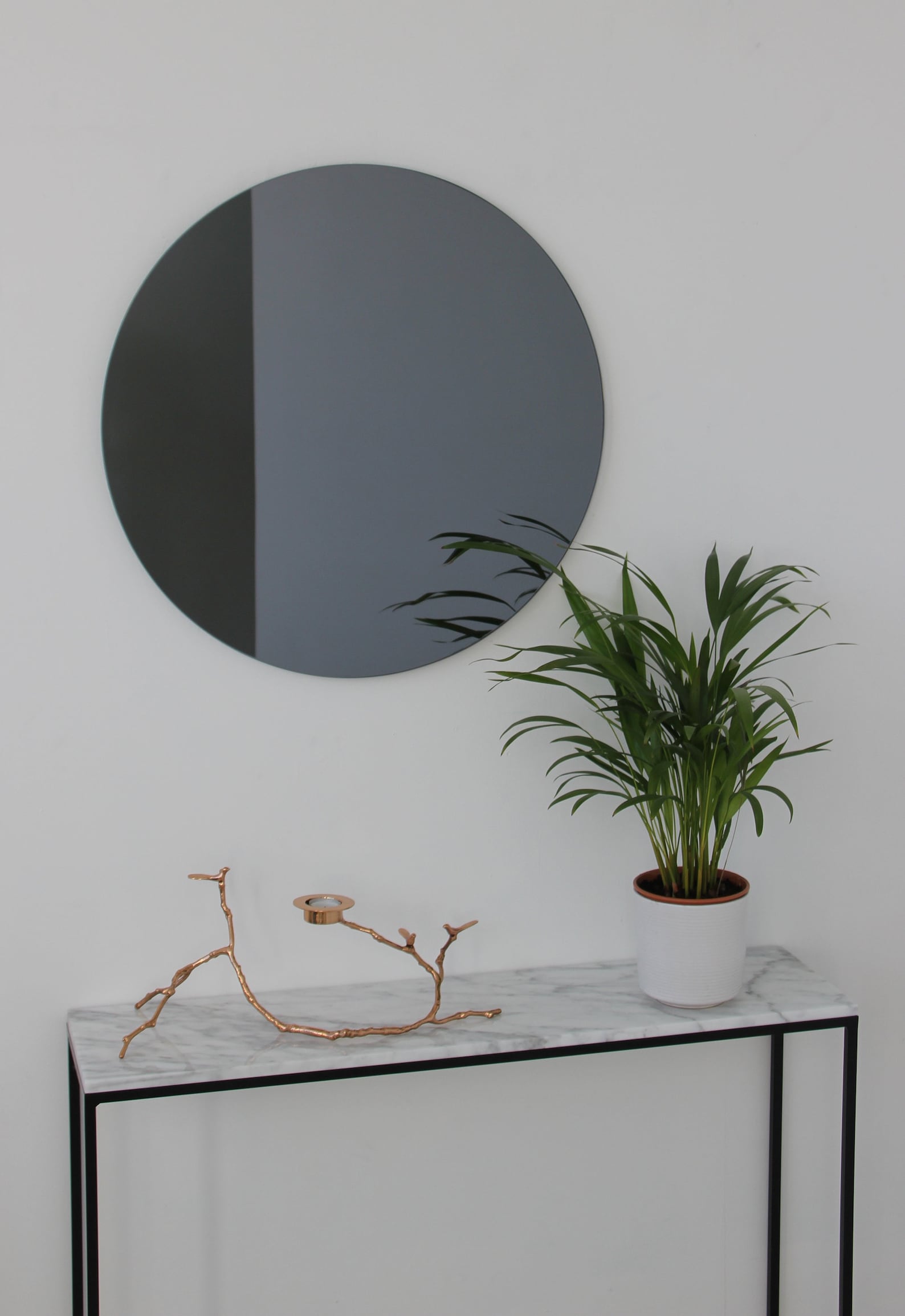 Orbis™ Round Black Tinted Contemporary Customisable Frameless - Etsy Orbis™ Round Black Tinted Contemporary Customisable Frameless - Etsy