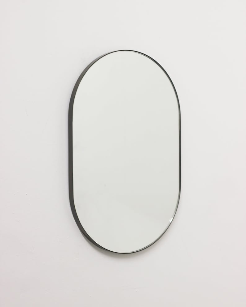 Capsula™ Capsule Shaped Modern Customisable Mirror With a - Etsy