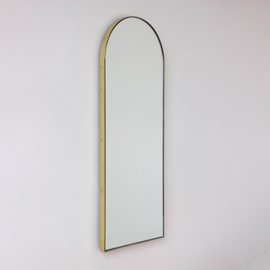 Arcus™ Arch Shaped Modern Mirror With a Brass Frame, XL - Etsy