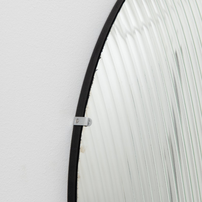 Orbis™ Round Reeded Glass Handcrafted Convex Frameless Mirror - Etsy