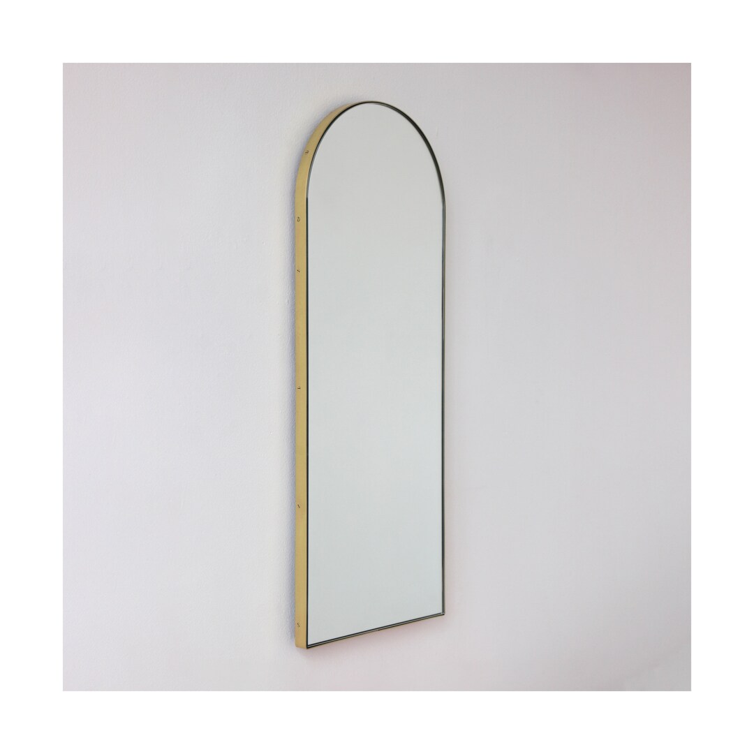 Arcus™ Arch Shaped Modern Mirror With a Brass Frame, XL - Etsy