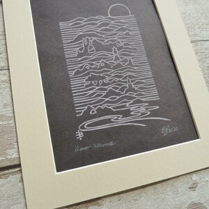 Gower Silhouettes. Gower. Joy Division. Mumbles. Worms Head. Three ...