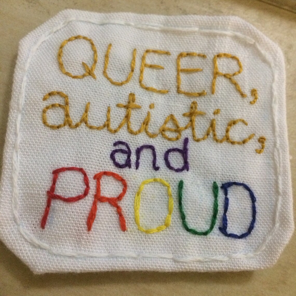 Queer Autistic and Proud. Made to Order. Neurodivergent - Etsy