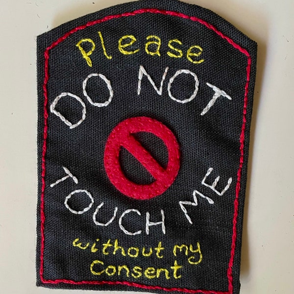 Dont Touch Patch - Etsy
