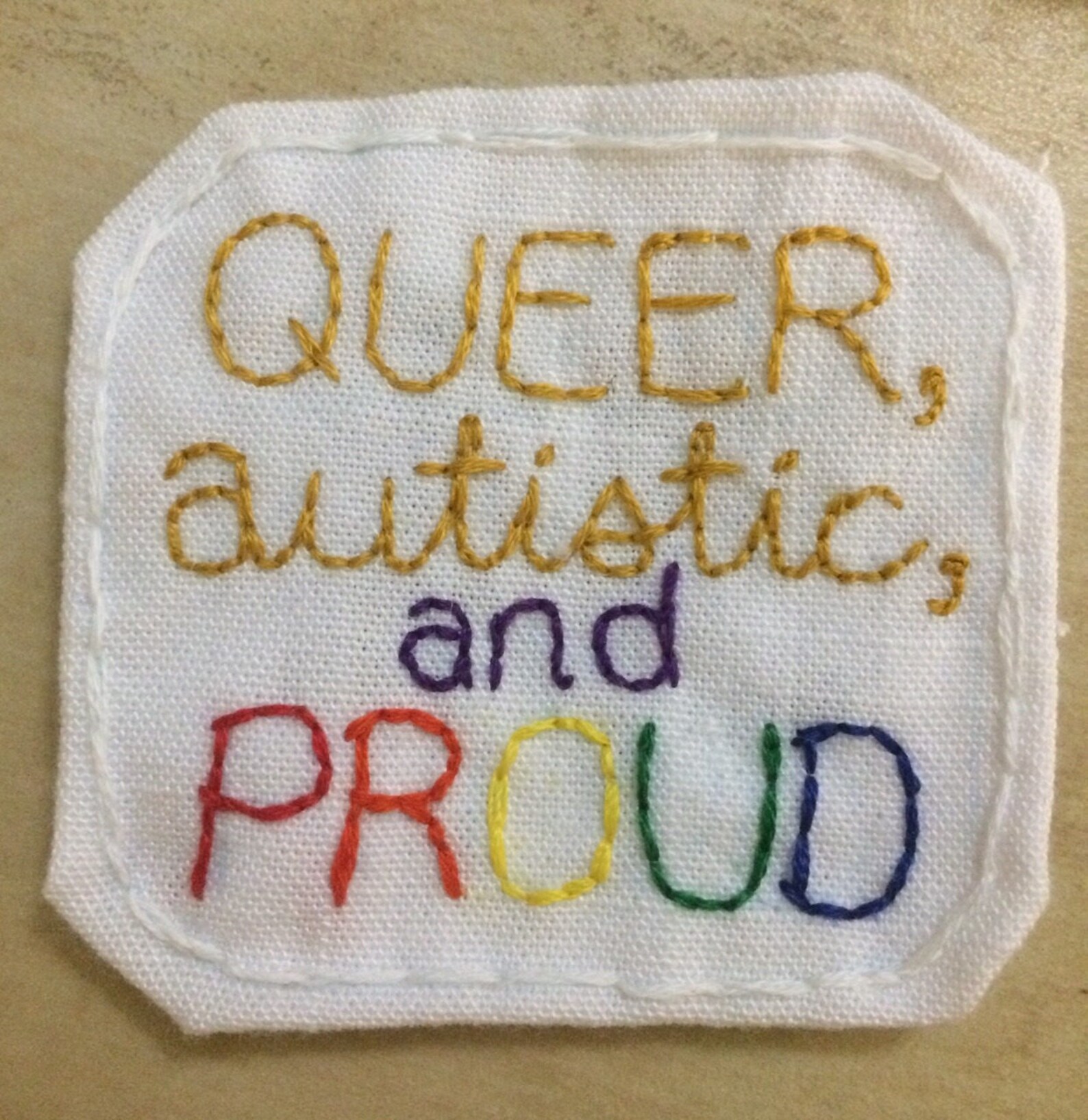 Queer Autistic and Proud. Made to Order. Neurodivergent - Etsy
