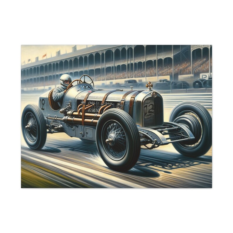 Roaring Twenties the Vintage Racing Car's Legacy Canvas Print - Etsy