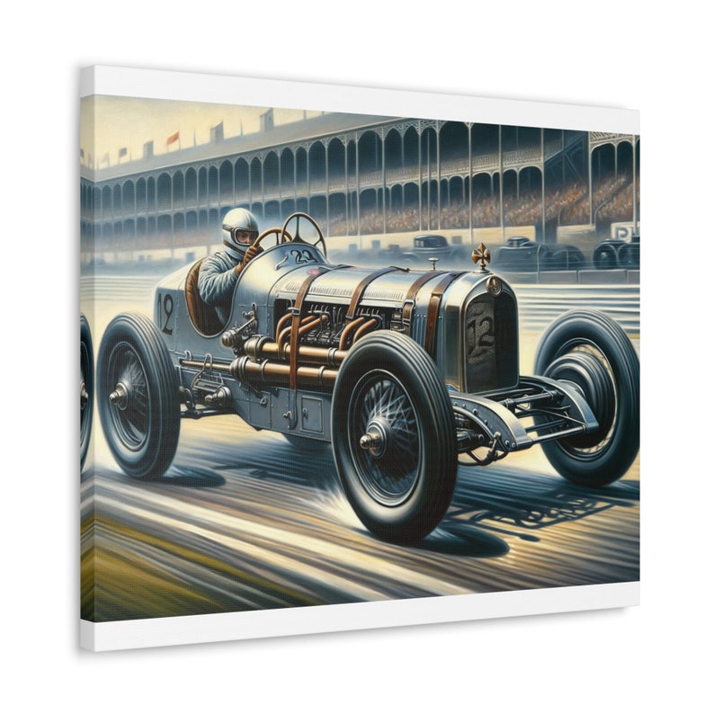 Roaring Twenties the Vintage Racing Car's Legacy Canvas Print - Etsy