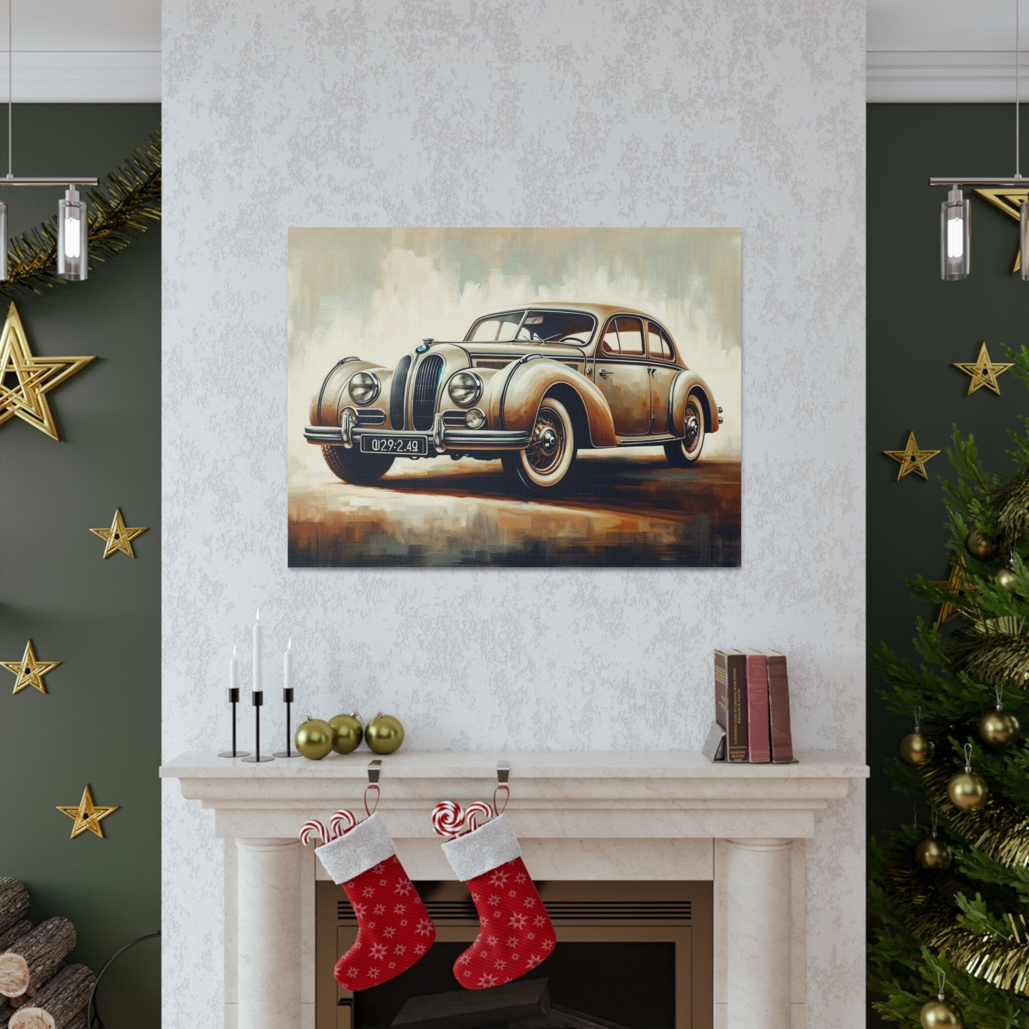 Classic Sophistication Vintage BMW Canvas Print - Etsy