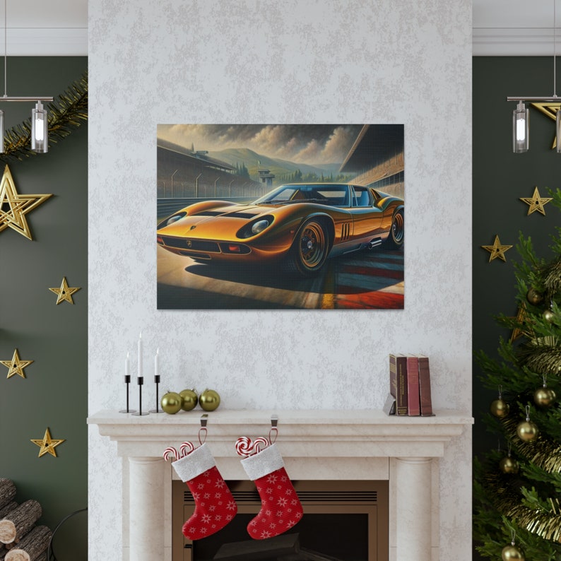Racing Heritage Lamborghini Miura Canvas Print - Etsy