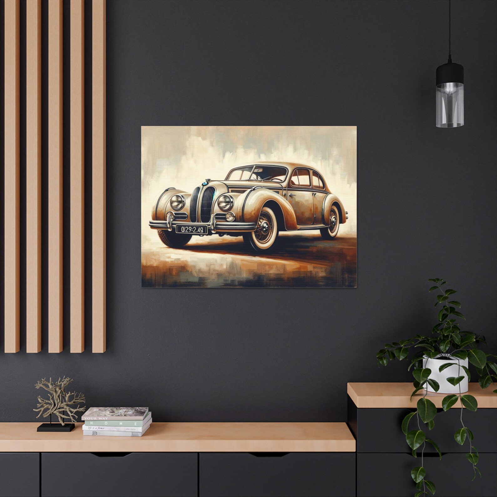Classic Sophistication Vintage BMW Canvas Print - Etsy