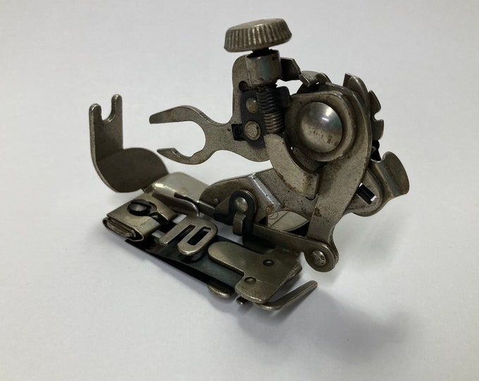 Rare Vintage Singer Sewing Machine Back Clamp Ruffler Attachment Foot ...