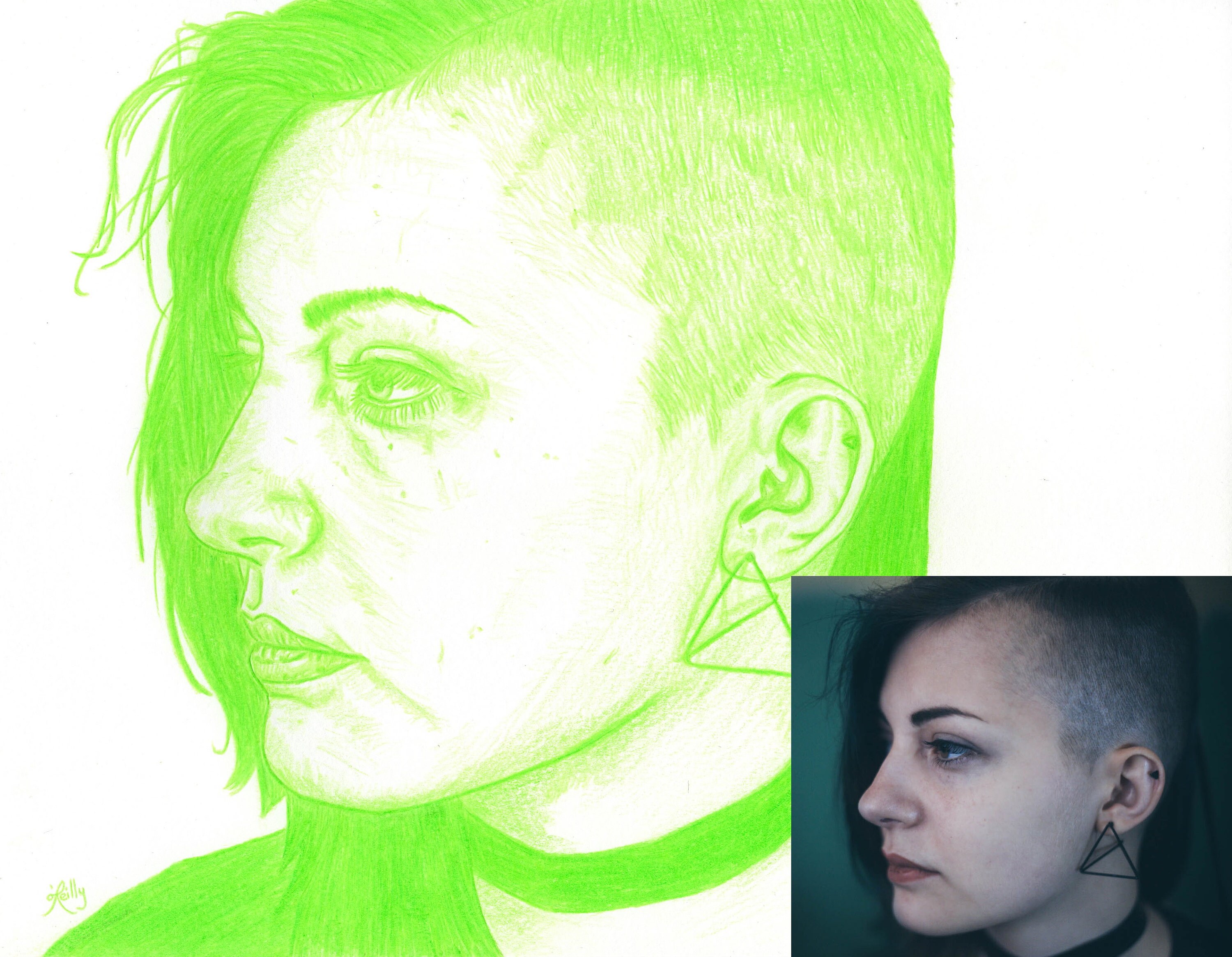 Custom A3 Portrait Art Commission From Your Photo - Any Subject, Any ...