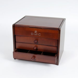 DMC Wooden Collectors Box Includes 1x Skein of All 120 Stranded Cotton ...