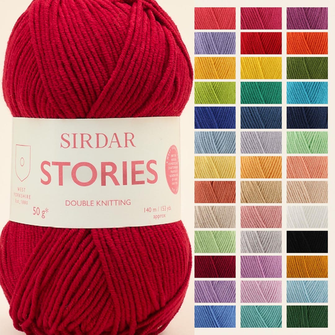 Sirdar Stories DK 50g - All Colours Knitting Cotton Yarn Acrylic ...