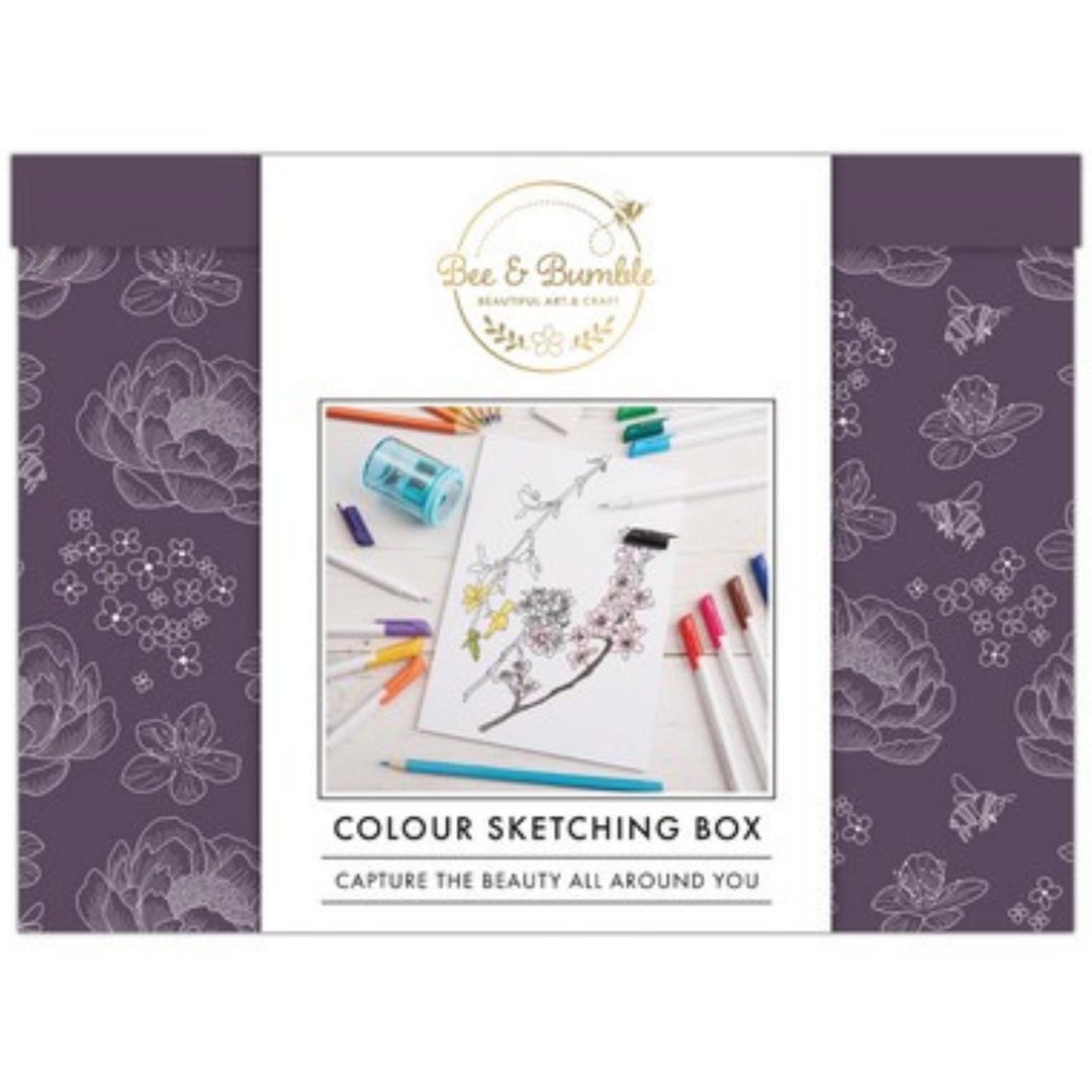 Bee & Bumble Colour Sketching Box - Drawing, Sketching, and Colouring ...