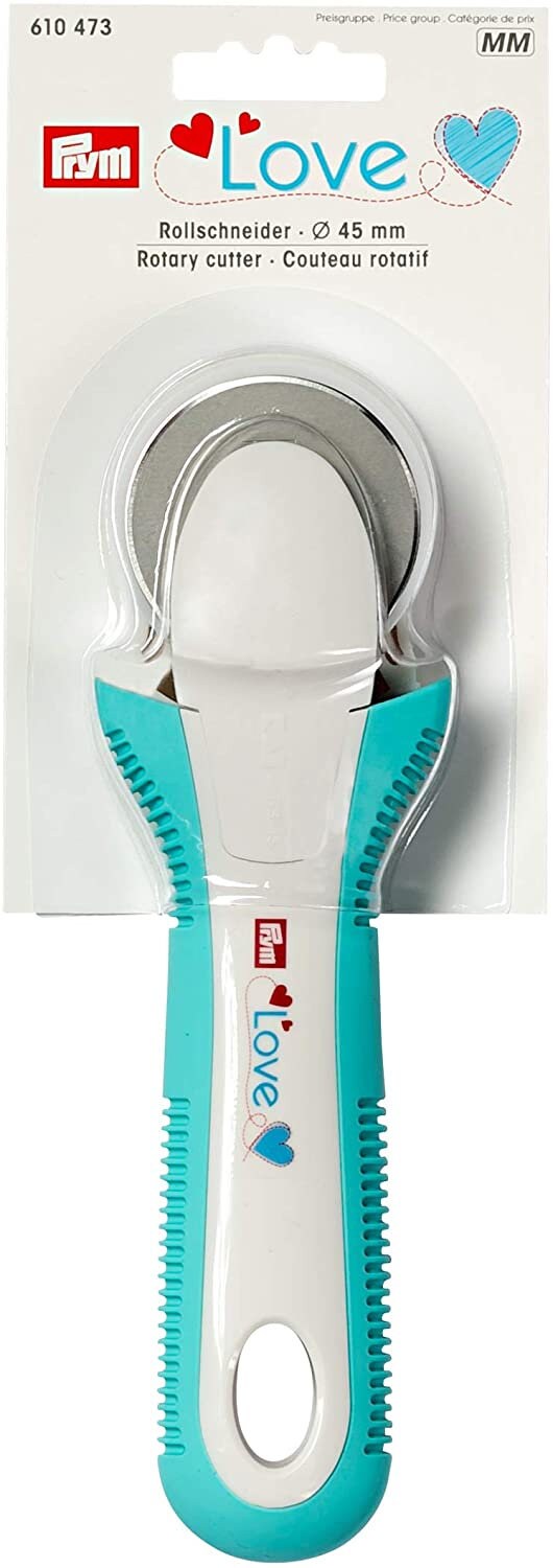 Prym Love 45mm Rotary Cutter Soft Grip Trimmer Fabric Card | Etsy