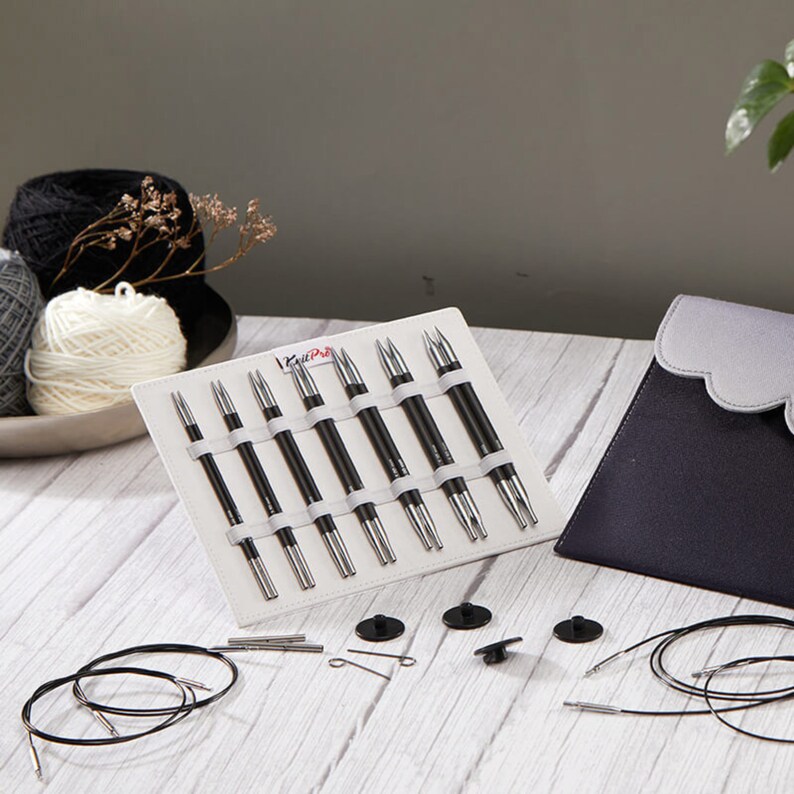 Knitpro Interchangeable Circular Knitting Needle Tips Deluxe Sets 3.50 ...