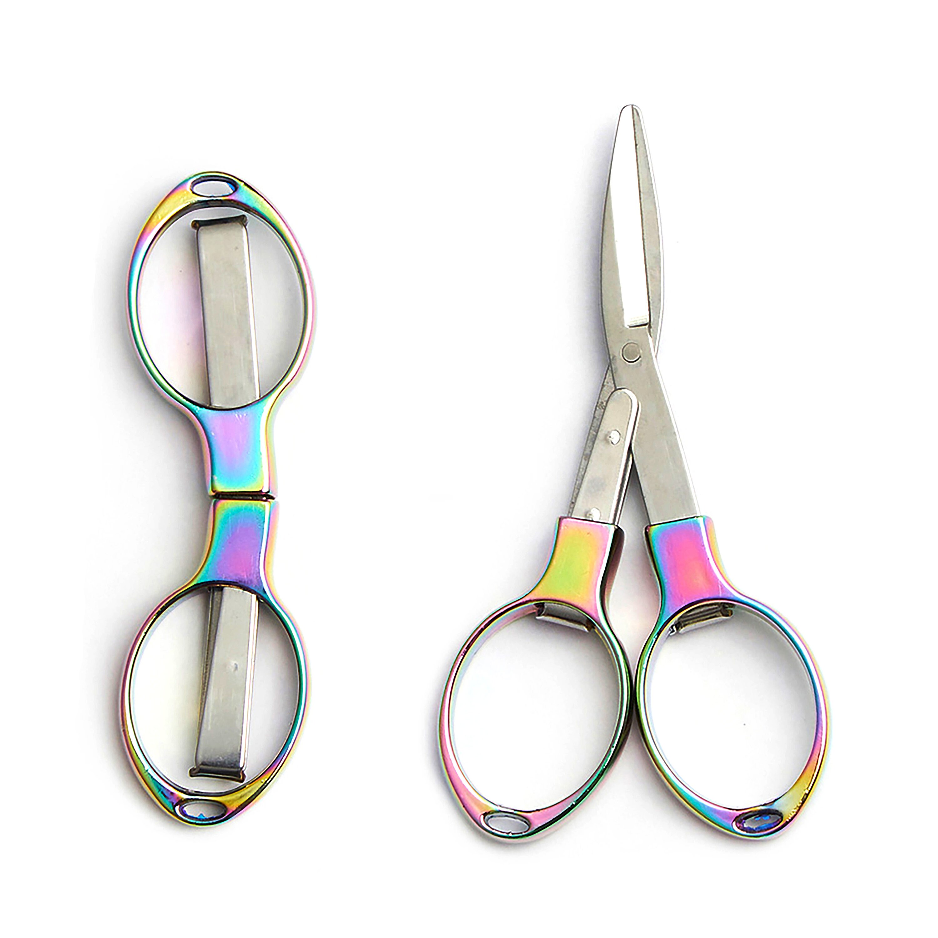 Knitpro the Mindful Collection: Scissors Folding Rainbow in Drawstring ...