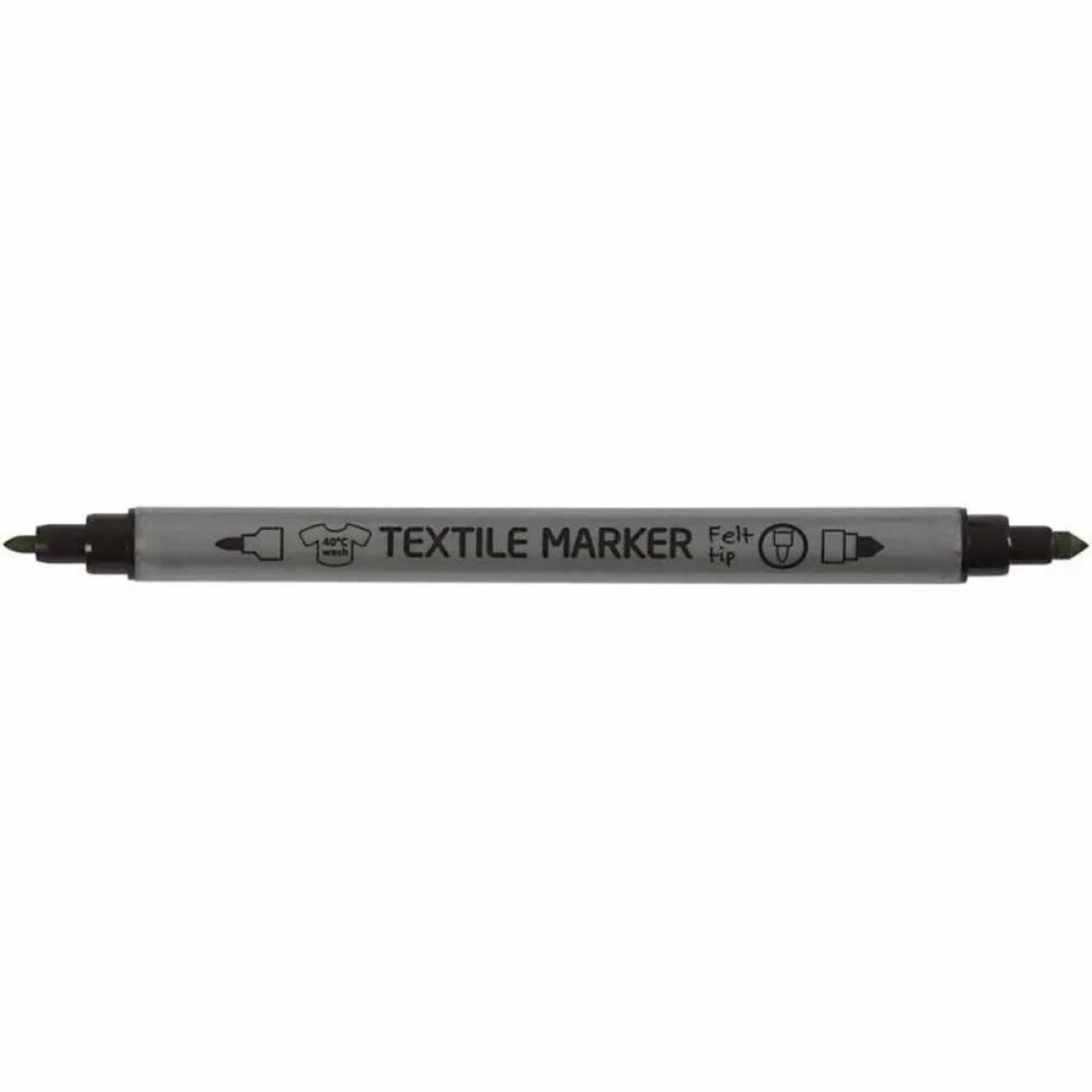 Creativ Textile Markers 20pc - Standard Colours - Double-ended Tips ...