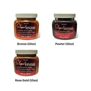 Deco Art Dazzling Metallics Collection Paint Crafters Satin Finish ...