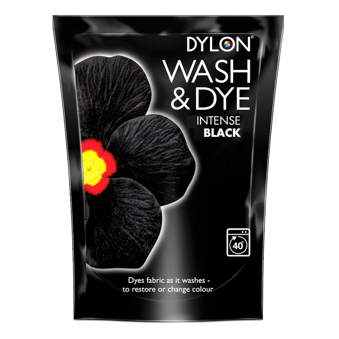 Dylon Wash & Dye - 01 Intense Black - Fabrics - Materials - Colour - 2044388 - Etsy