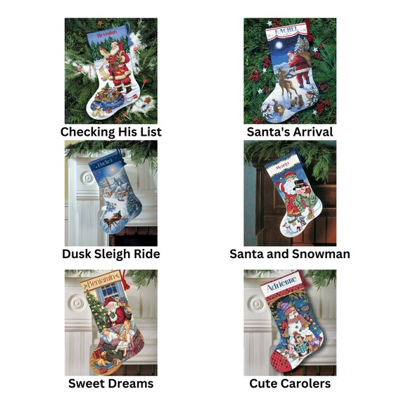 Dimensions Cross Stitch Christmas Stockings Secret Santa Stocking
