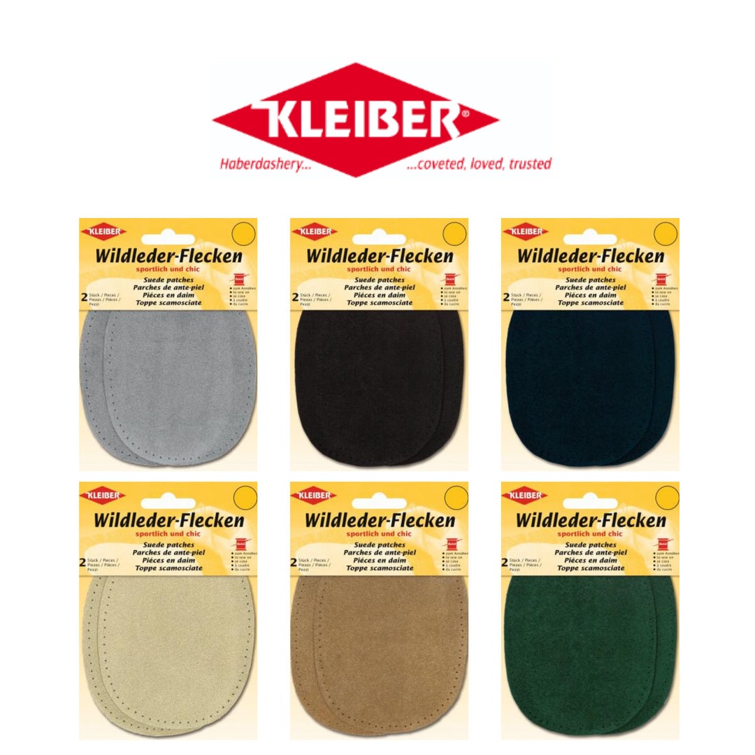 Kleiber_suede Patches - Sew on - Genuine Leather - Fix - Mend - Repair ...