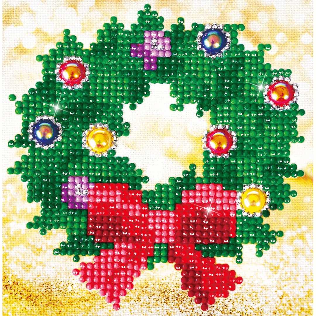 Diamond Dotz - Diamond Painting Kit - Christmas Wreath - Etsy