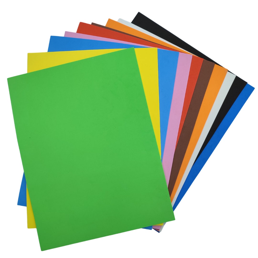 A3 Assorted Foam 30 X 40 Cm Sheets for Crafts and Card Making 10 Pack ...