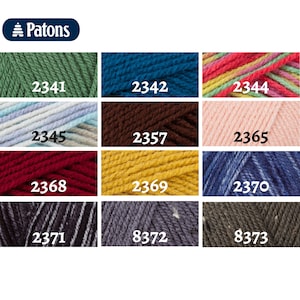Patons FAB DK Double Knit Wool 100g - Knitting Yarn - All Colours ...