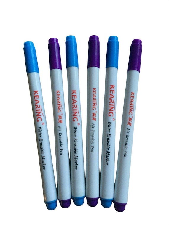 Vanishing Fabric Markers Air Erasable / Water Erasable Pens - Etsy UK