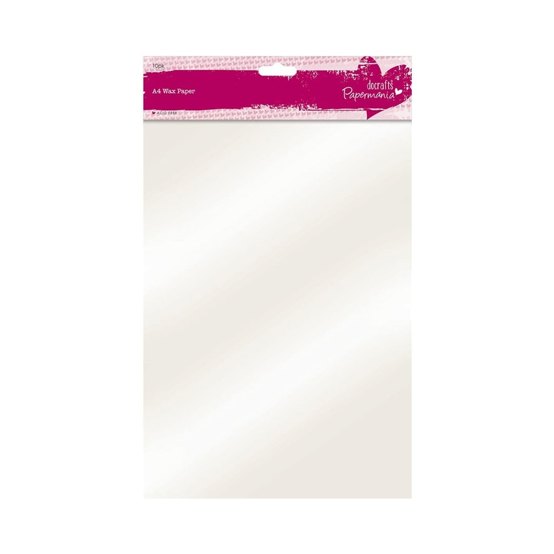 Papermania A4 Wax Paper (10pk) Card Making, Scrapbooking, Decoupage and ...