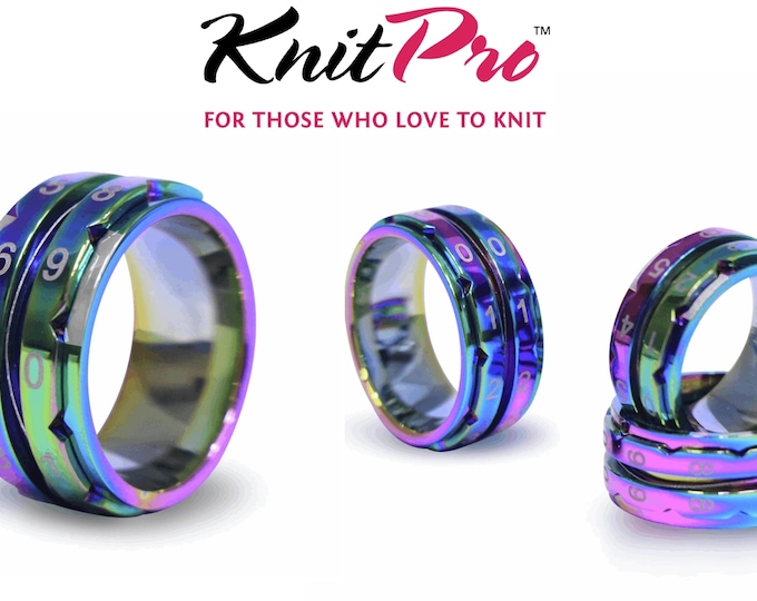 Knitpro Row Counter Ring Jewellery Knit Tally Register 6 - Etsy