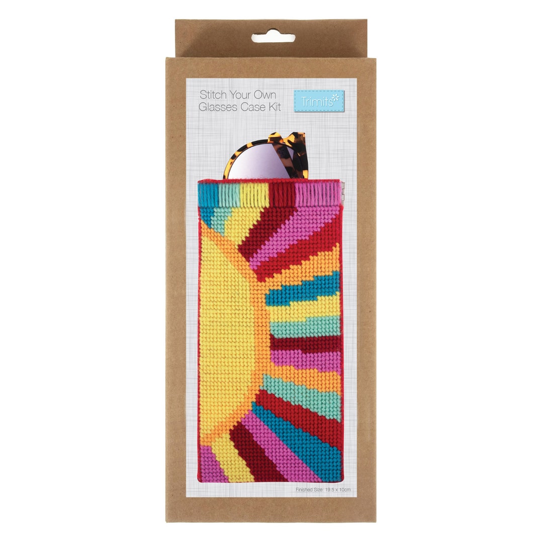 Trimits Half Stitch Kit: Stitch Your Own Sunglasses Case Sunshine ...