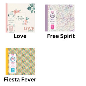 First Edition Albums - 12" X 12" and 8" X 8" , Scrapbook, Refillable ...